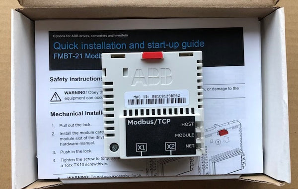 ABB FMBT-21 Modbus/TCP adapter module – SeekPLC